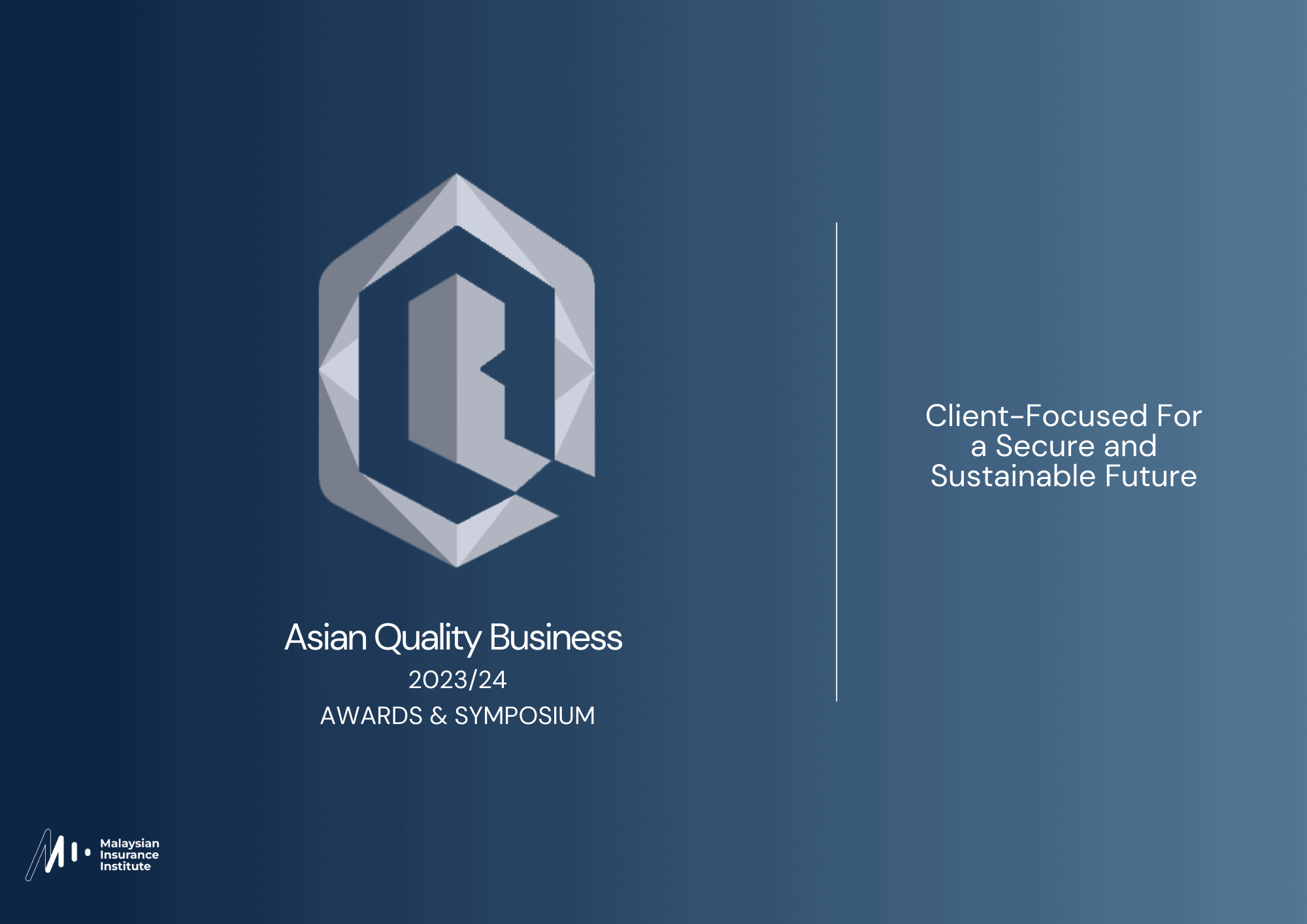 Asian Quality Business 2024 - Asian Institute of Insurance